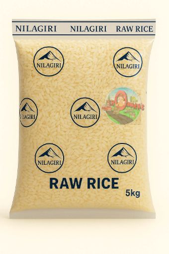 Thomman's Groceries. Raw Rice / Pachari (Nilagiri) 5 kg